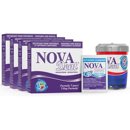 Novadent Dentures Cleaner u2013 For Denture on implants, Denture soft ...