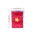 Clearance! Zguuel Vietnam Bunting Banner, Triangular Pennant String for ...