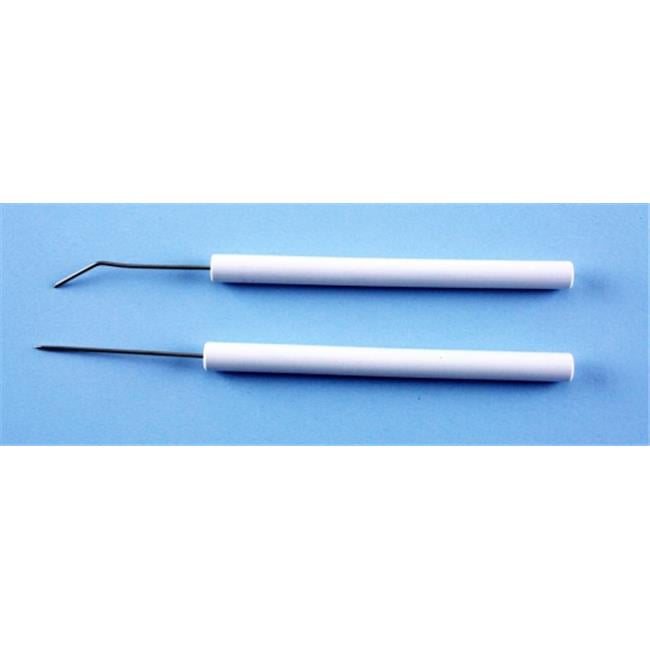 C and A Scientific 97-1314 Teasing Needle- Plastic- bent - Walmart.com