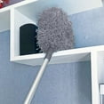 Microfiber Duster with 67 Inch Extension Pole | Long Handle Dusting ...