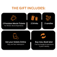 Wonderbox, Movie Bundle, REGAL, 2 Tickets, 2 Drinks, 2 Candies ...