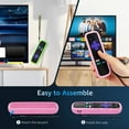 Wellbom 4 Pcs Remote Covers Glow in The Dark Remote Battery Cover ...