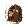 10 Pack Of Adorable Mouse-Style Garden Tree Hole Decorations. Suitable ...