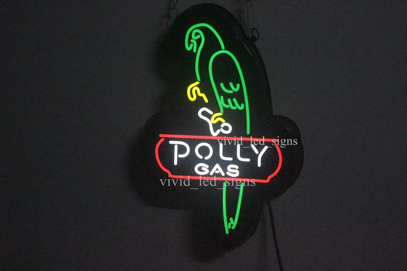 Queen Sense 10" Polly Gas Vivid LED Neon Sign Light Lamp Durable Super ...