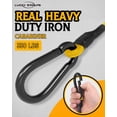 8 Pcs 12 Inch Heavy Duty Carabiner Bungee Cord Outdoor with 190 Lbs Max ...