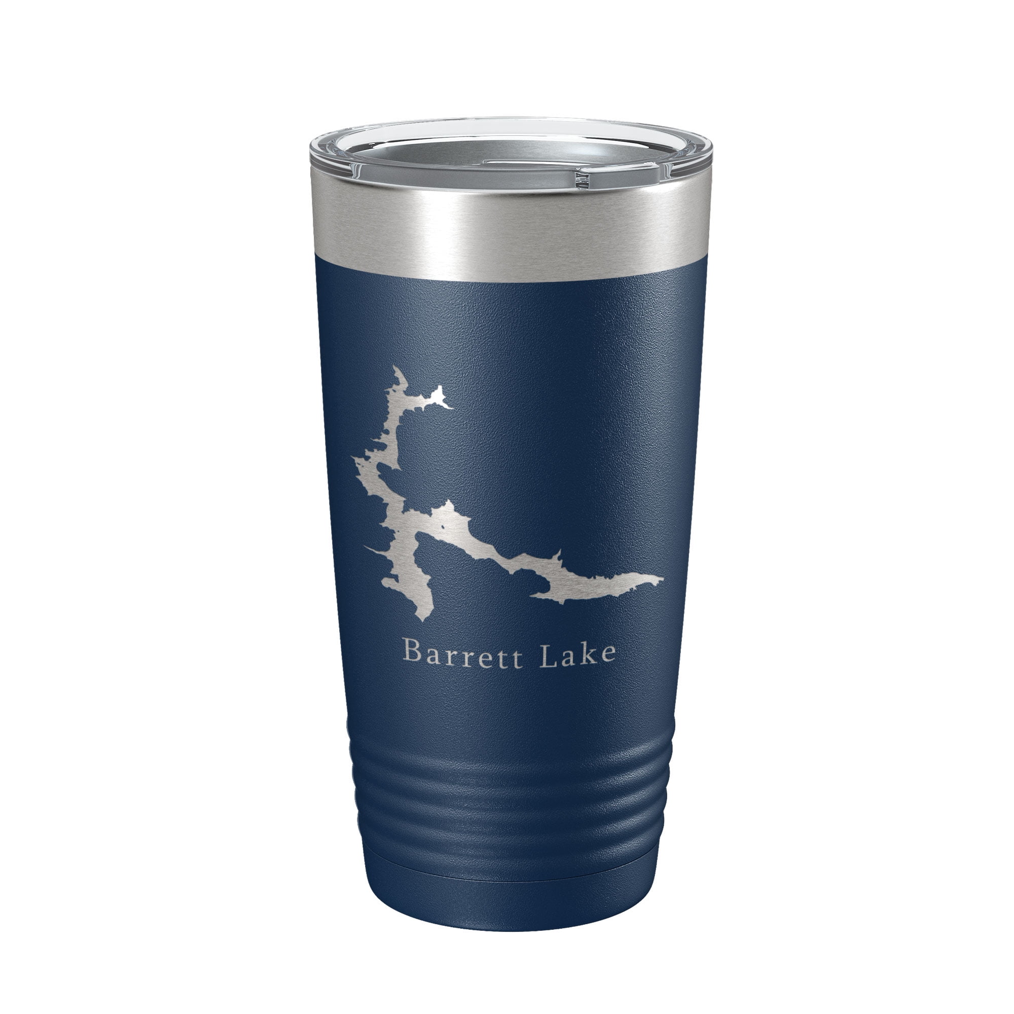 Barrett Lake Map Tumbler Travel Mug Insulated Laser Engraved Coffee Cup ...