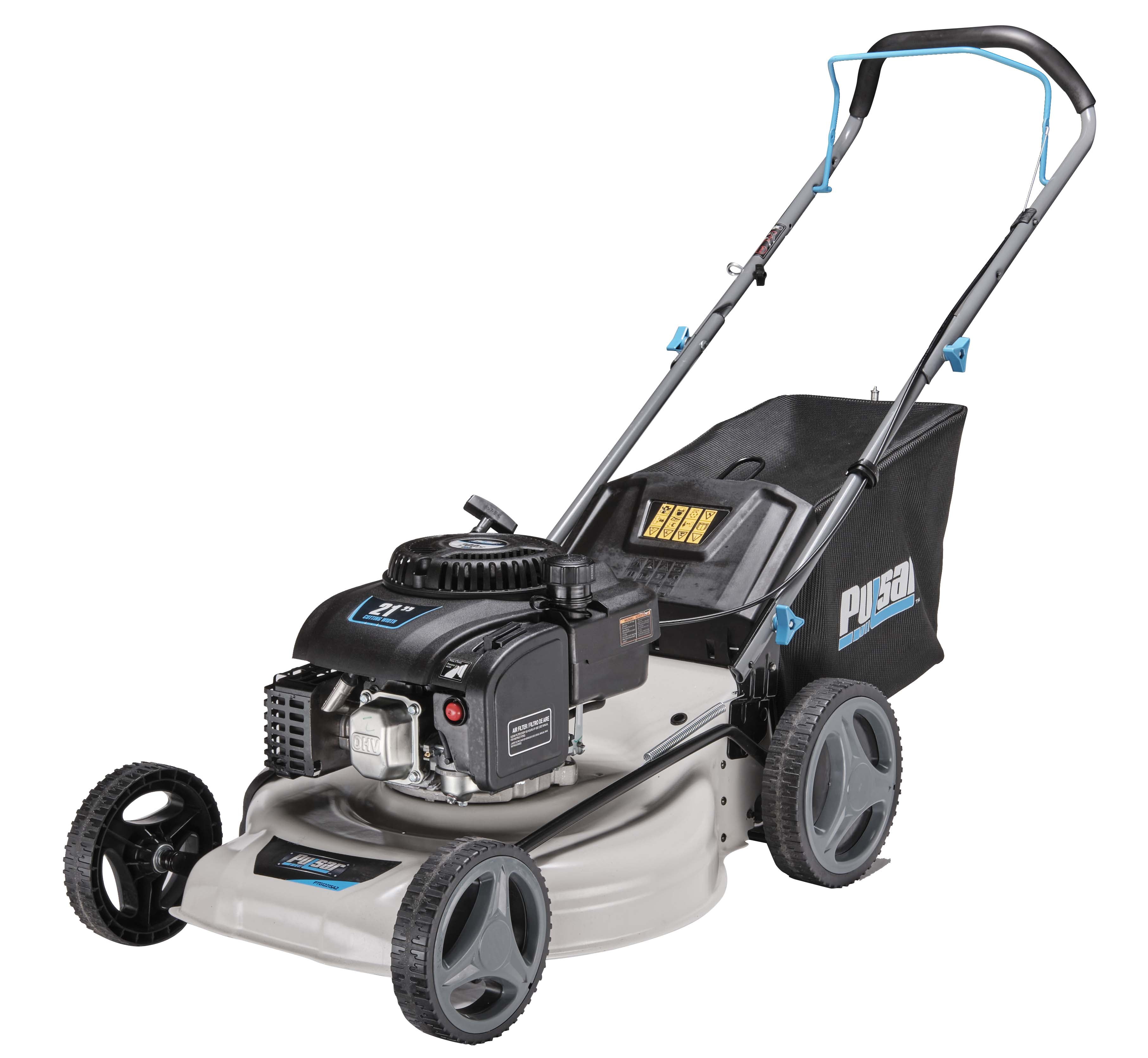 Pulsar 21" 200cc Walk Behind Push Mower with Bag and Mulching - Walmart.com
