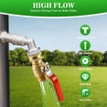 1 way hose splitter 2Pcs 3/4" GHT Connector Heavy Duty Garden Hose ...