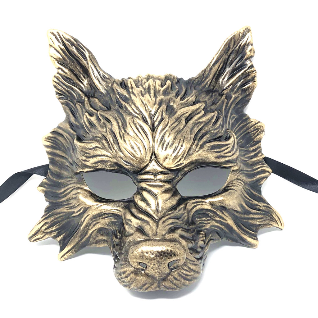 Scary Horror Devil Wolf Masquerade Mask For Halloween Costume Dress UP ...