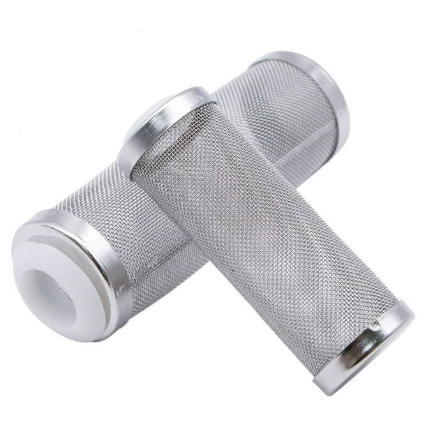 New Gift 2pcs/set Aquarium Inflow Inlet Filter Stainless Steel Fish ...