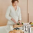 3Pcs Large Salt and Pepper Shakers with Handle, Kitchen Stainless Steel ...