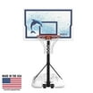Dunn Rite Junior Hoop Portable Pool Basketball Hoop Stainless Steel Rim ...