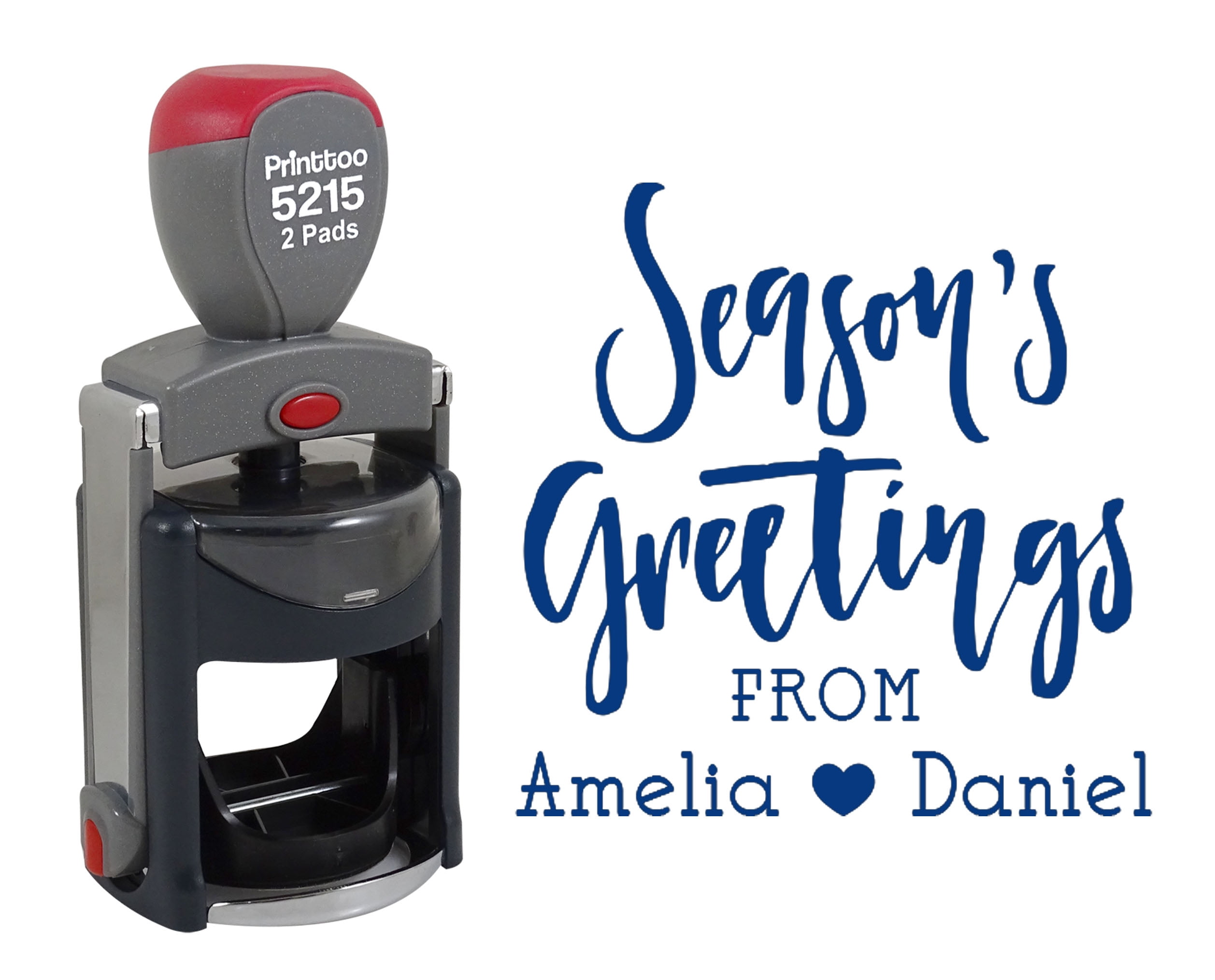 Printtoo Heavy Duty Dater Stamp With Received By Text Self Inking ...