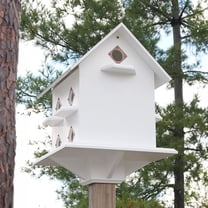 Home Bazaar Large Outdoor Multi Birdhouse, Purple Martin Clubhouse, 16 ...