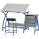Studio Designs Comet Center Plus Drawing Table with Padded Stool 2 ...