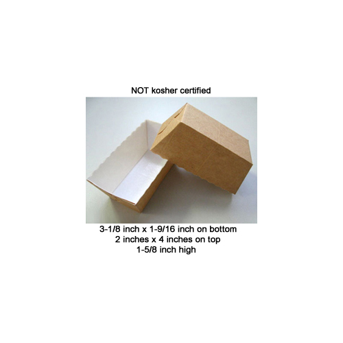 Novacart Beige / White Easybake Paper Baking Mini Loaf Pan 100 Pieces ...
