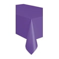 Neon Purple Solid Rectangular Plastic TableCover 54" x 108" - Walmart.com