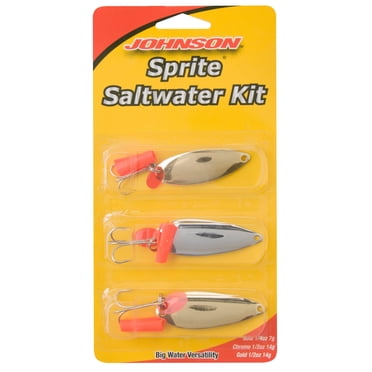 Johnson Fishing Sprite Hard Bait 2in Gold Blade Lure for Bass and Trout ...