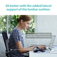 Cubii Cushii - Lumbar Support With Memory Foam Cushion For Back and ...