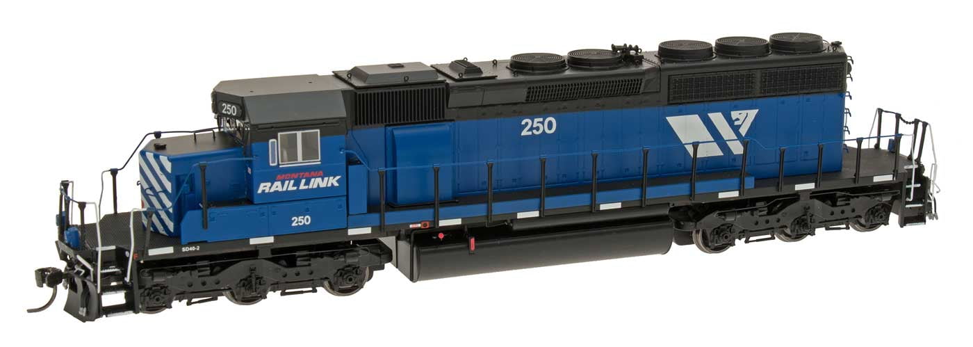 Intermountain HO-Scale EMD SD40-2 (DCC) Montana Rail Link/MRL (Blue/Black) - Walmart.com