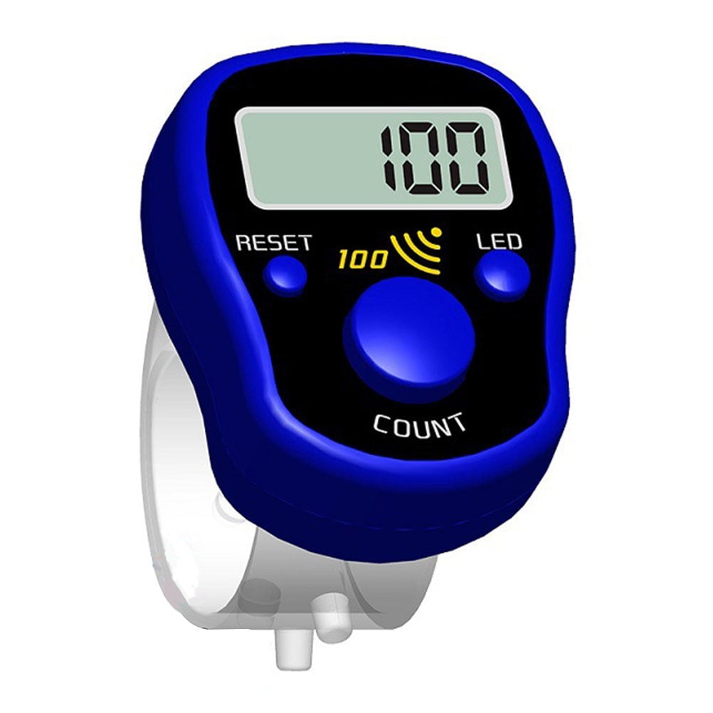 Contador De Dedo De Color Aleatorio Digital LED Contador De Mano ...