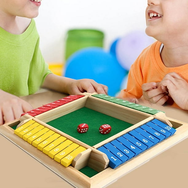 Number Shut Game Interesting Interactive Funny Four Sided 10 Numbers ...