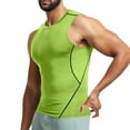 ALLLIST Green Tank Tops for Men Workout Gym Pullover Casual Solid ...