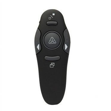 AMERTEER Wireless Presenter, RF 2.4GHz Presentation Remote Rechargeable with Laser Pointer ...
