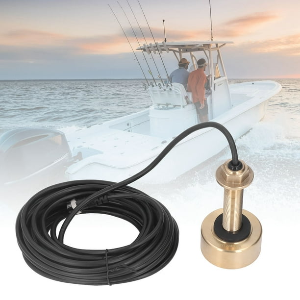 Fishing Water Temp Sensor, Bronze Housings High Sensitivity Fish Finder ...