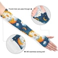 Cartoon Sky Pattern UV Protection Cooling Arm Sleeves, Compression Sun ...
