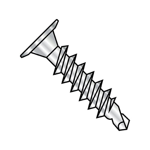 8-18X1 1/2 Phillips Wafer Head Full Thread Self Drilling Screw 18 8 ...