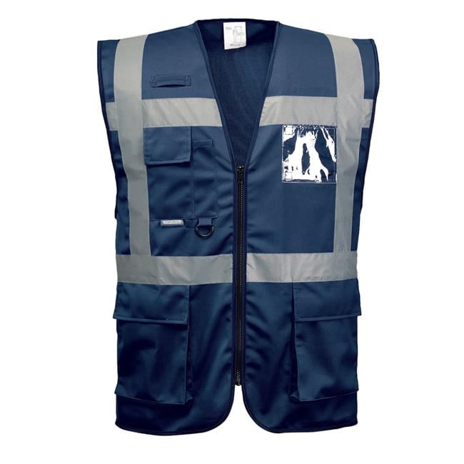 Portwest UF476 Iona Executive Safety Vest Navy, X-Large - Walmart.com