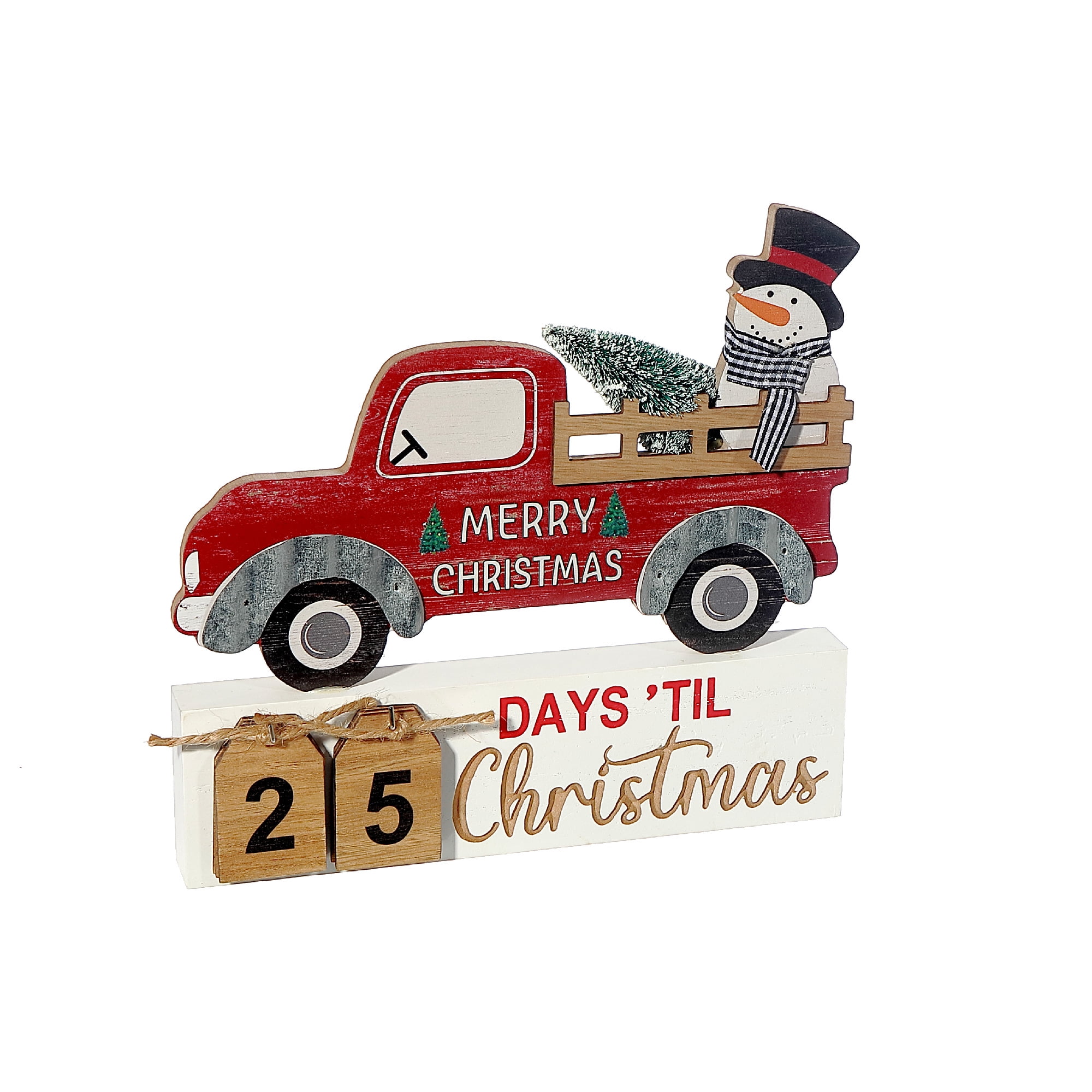 Click here for Ih Casadécor Wooden Calendar Christmas Countdown (... prices