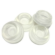 "All Top Bargains 4 White Door Knob Wall Protectors - Guard, Cover ...