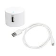 onn 12W Single USB-A Port Wall Charger With 3ft A-Lighting Cable ...