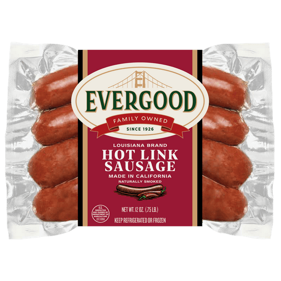 Earl Campbell's Smoked Sausage Hot Link, 14 oz, 5 Count - Walmart.com