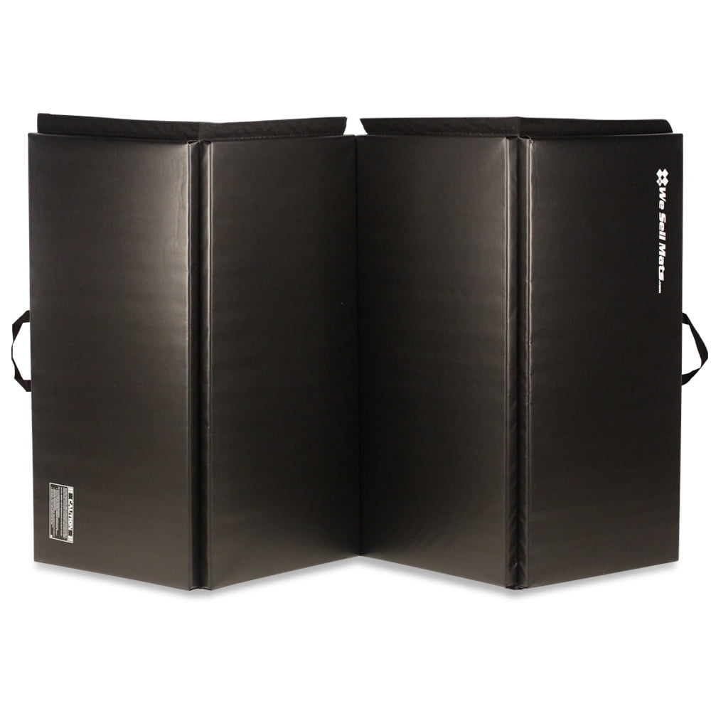 We Sell Mats Folding Personal Fitness Exercise Mat, 4' x 8' Black ...