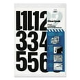 Chartpak Self-Adhesive Vinyl Numbers, 4"h, Black, 23/Pack, Permanent ...