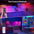 6 Pcs RGB Under Cabinet Lights Kit, Smart App and Remote Control Under ...