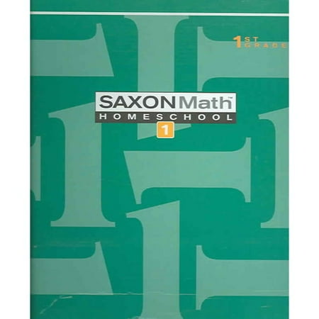 Saxon Math Homeschool 1: 1st Grade - Walmart.com