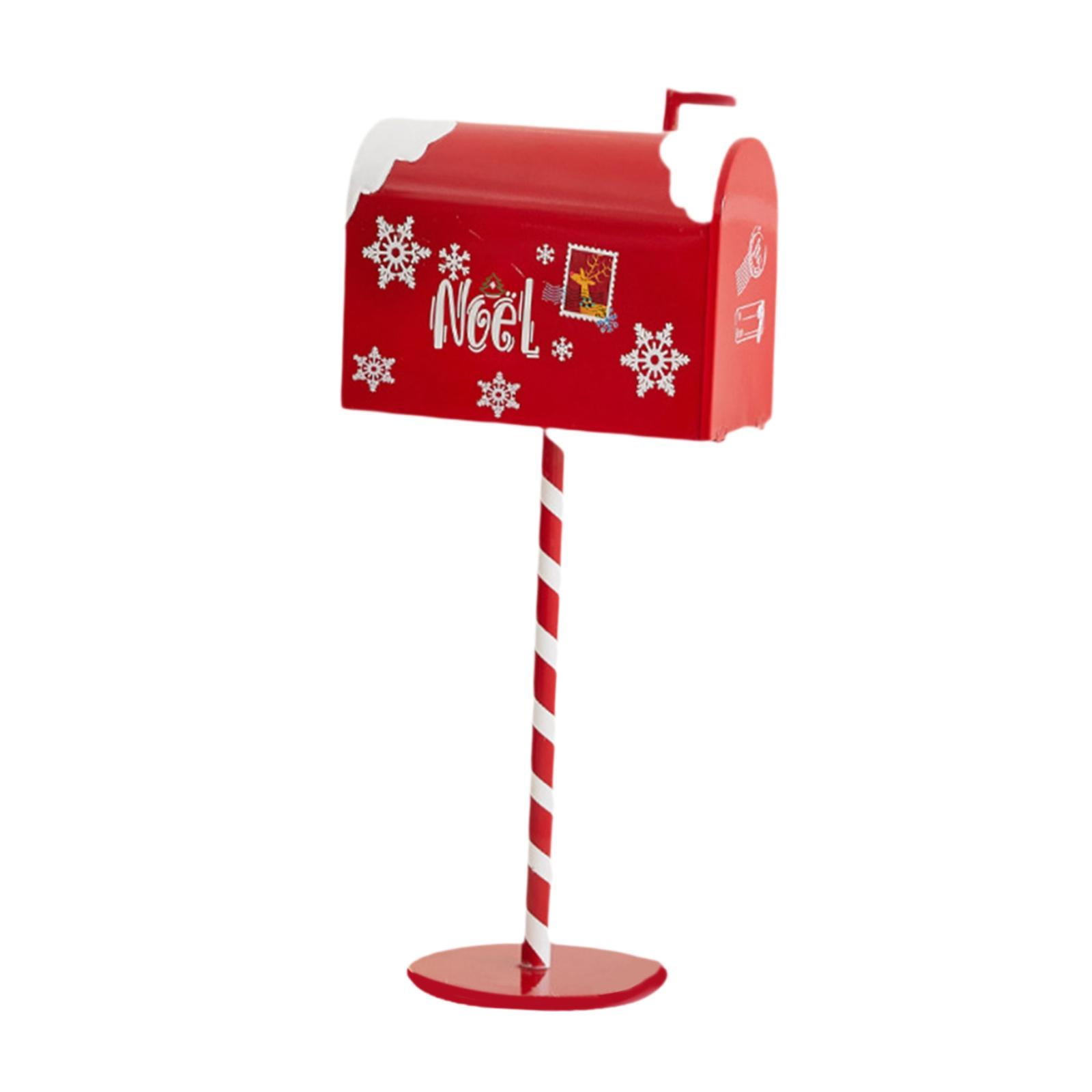 Luzkey Christmas Mailbox Christmas Letter Box Kids Gift Wish List ...