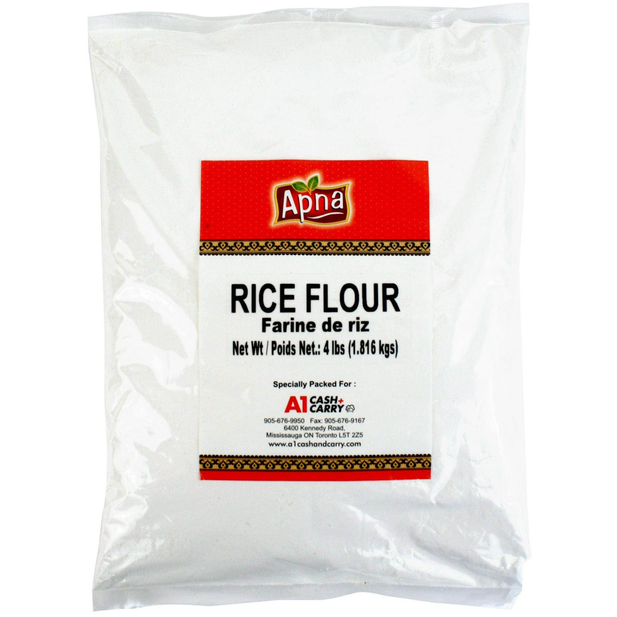 Click here for Apna/Swad - Rice Flour - Pack Of 10 X 4lb - Gluten... prices