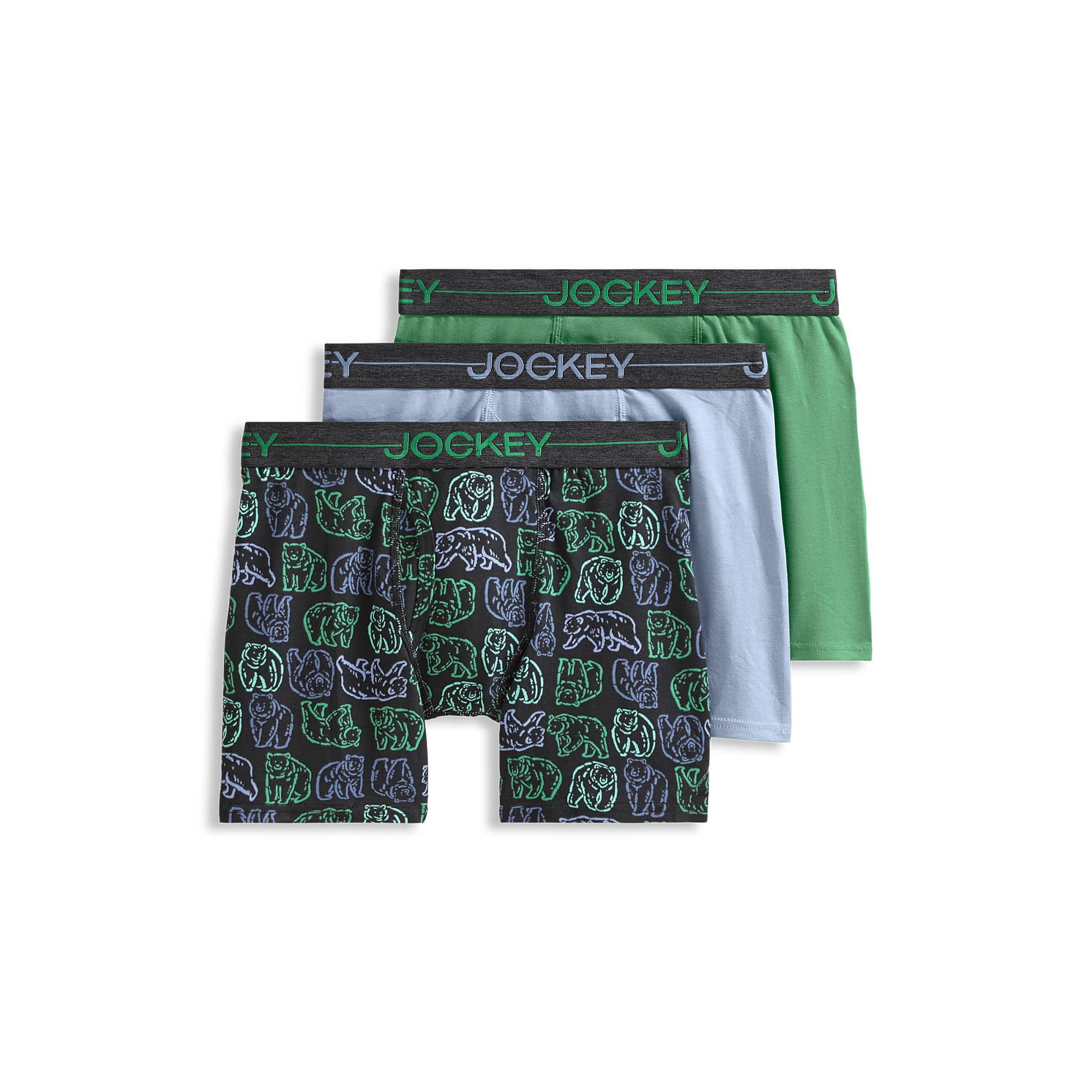 Click here for Jockey Boys Cotton Stretch Boxer Brief - 3 Pack prices