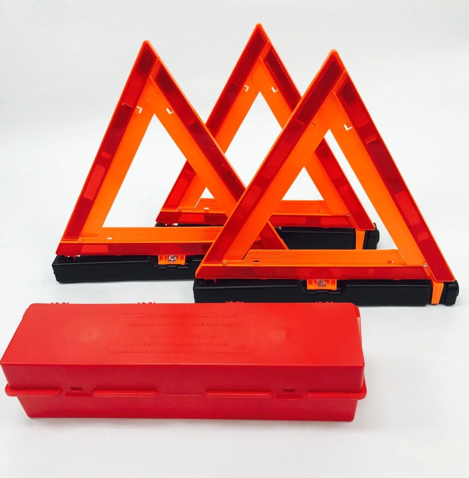 3 PCS EMERGENCY WARNING TRIANGLE FLARE KIT - Walmart.com