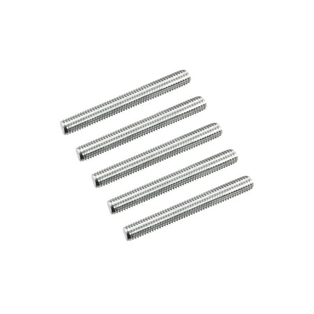 Uxcell Fully Threaded Rod M5 x 40mm 0.8mm Thread Pitch 304 Stainless ...