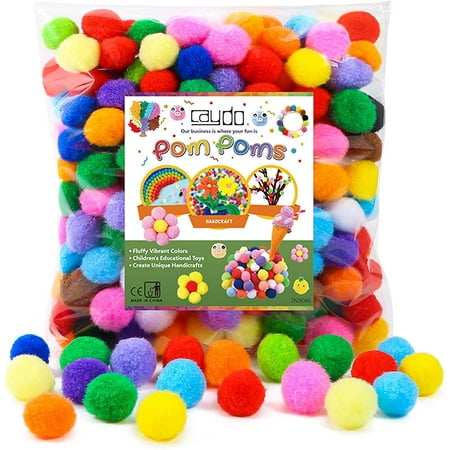 300 Pieces 1 Inch Assorted Pom Poms Multicolor Craft Pom Poms | Walmart ...