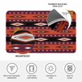 Abstract Stripes Doormat Red Black Purple Aztec Ethnic Tribal Stripes ...