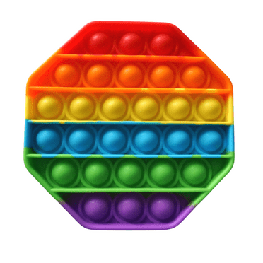 Pop Pop Poppers Rainbow Circle - Sensory Fidget Toy for Kids and ...