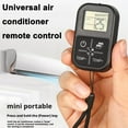 Mini Universal Air Conditioner Remote Control with Indoor Thermometer ...