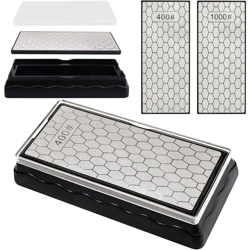 Click here for Unbranded Diamond Double Sided Sharpening Stone (G... prices